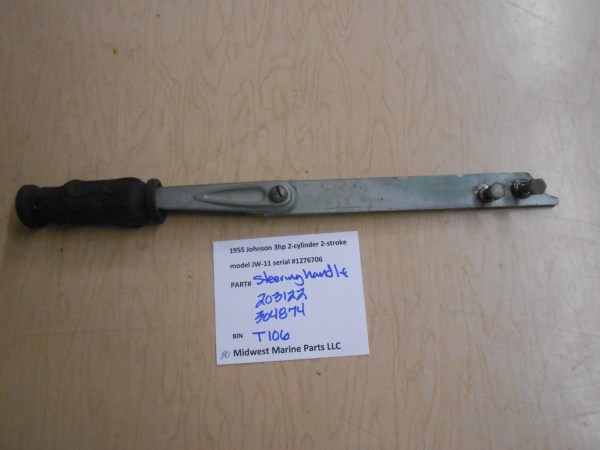 1957 Johnson 3hp Outboard JW-13 steering tiller handle – T-Mikes ...